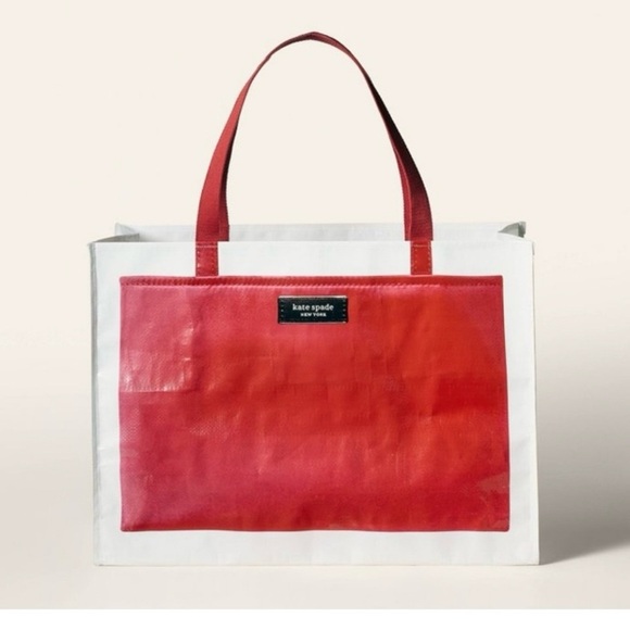 kate spade | Bags | Nwt Kate Spadetarget Collaboration Red And White ...
